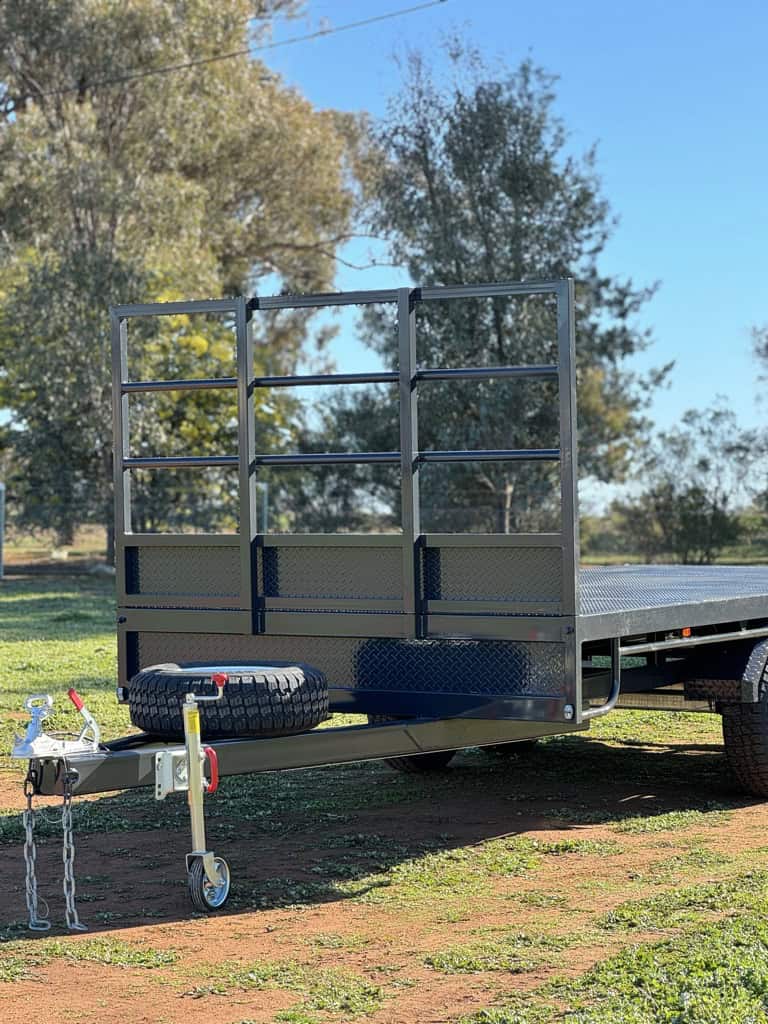 Durable Flat Top Trailers - 3500kg by RivSteel
